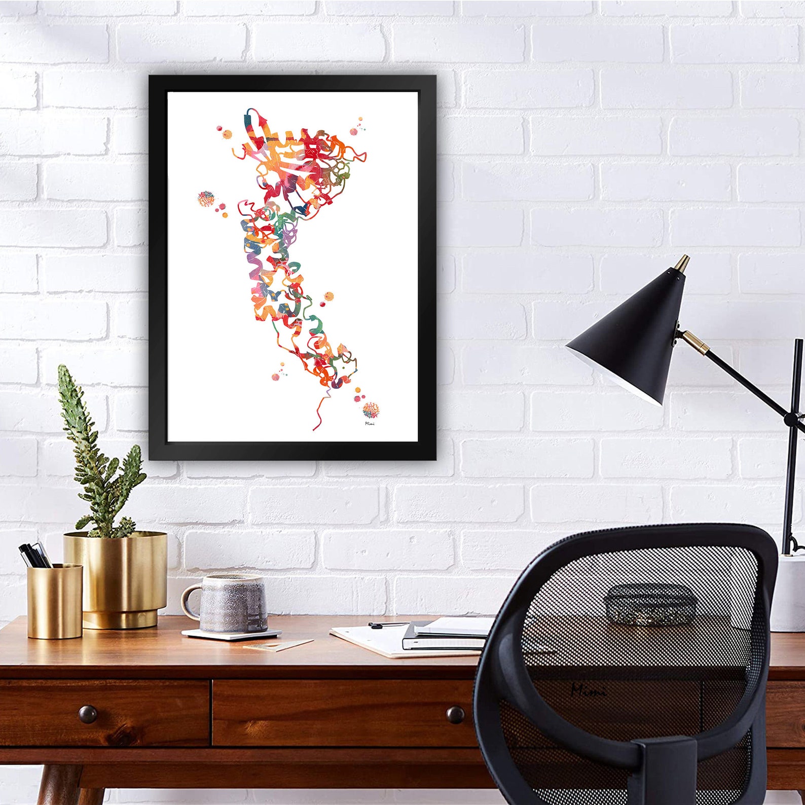 Protein Molecule Print Molecular Structure of the Human Protein ...