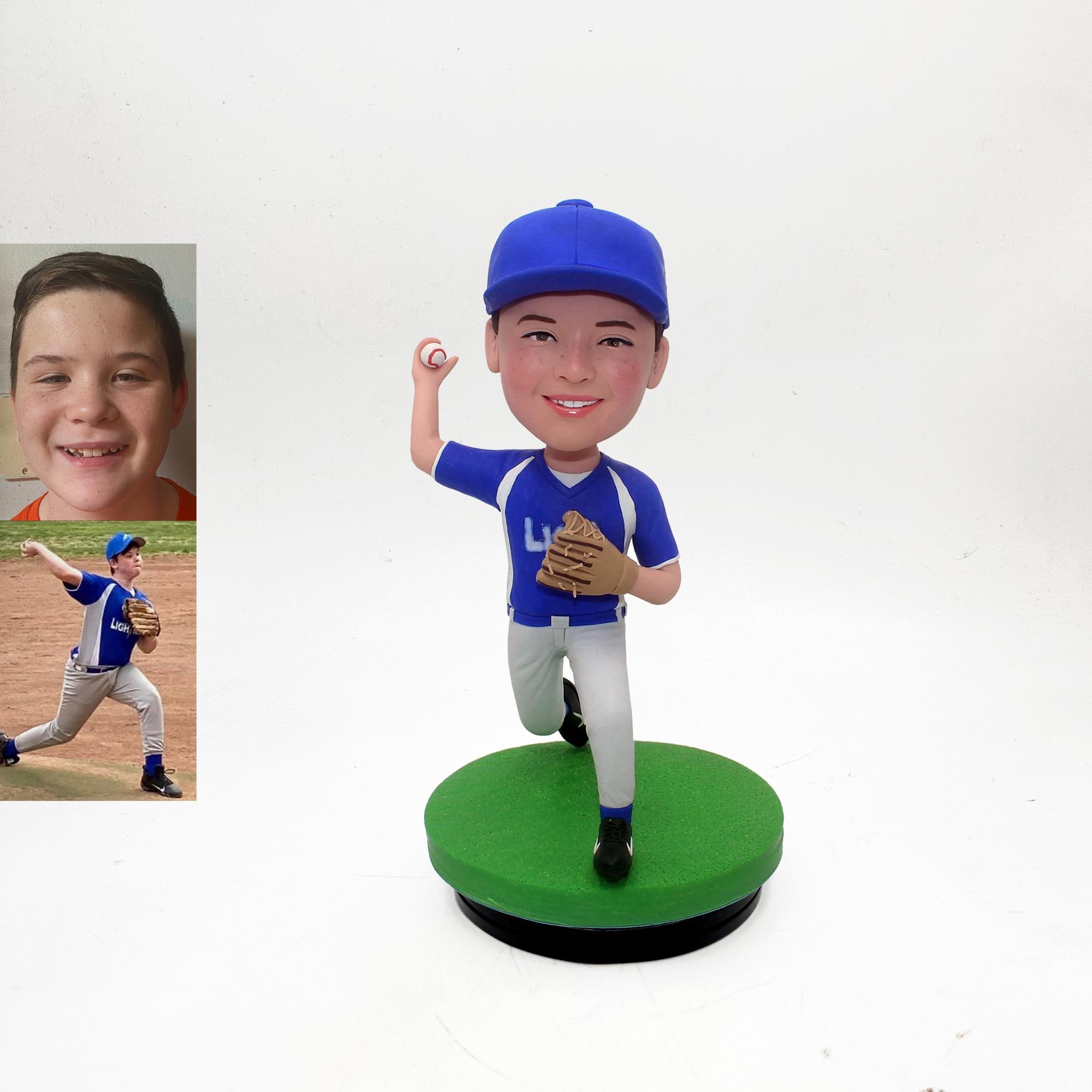 Custom Baseball Bobblehead, Personalized Athlete Figurines, Custom ...