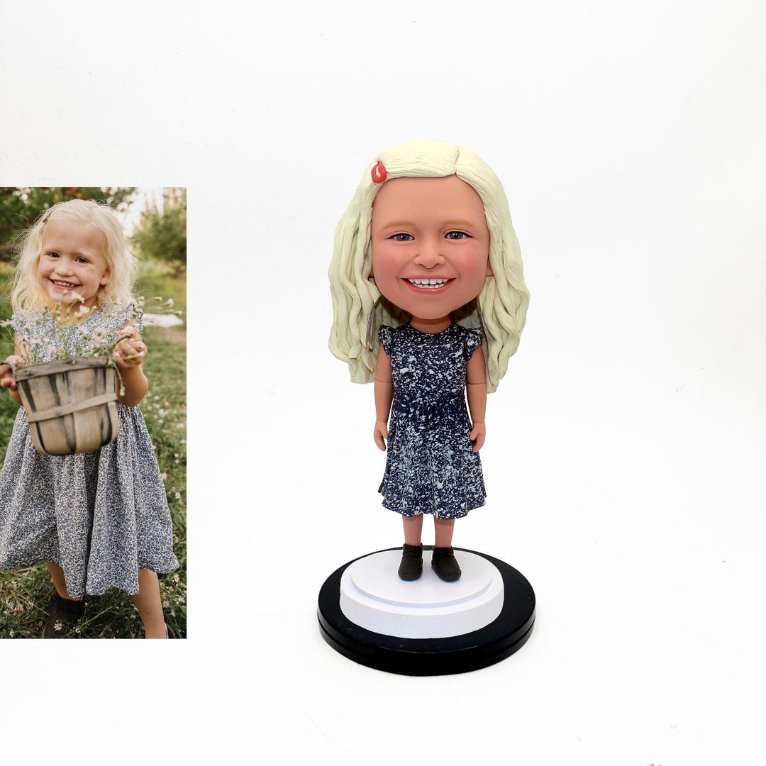 Personalized Kids Bobbleheads Personalized Girl Gift Dolls for Little ...