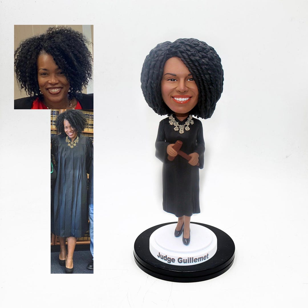 Custom Judge Bobbleheads, Custom Female Lawyer Bobblehead, Custom ...