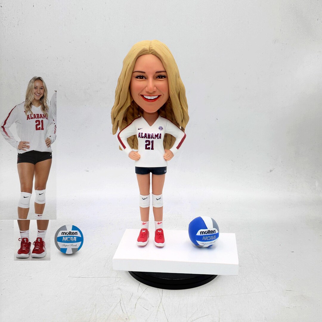 Custom Beach Volleyball Bobbleheads, Custom Basketball Bobblehead ...