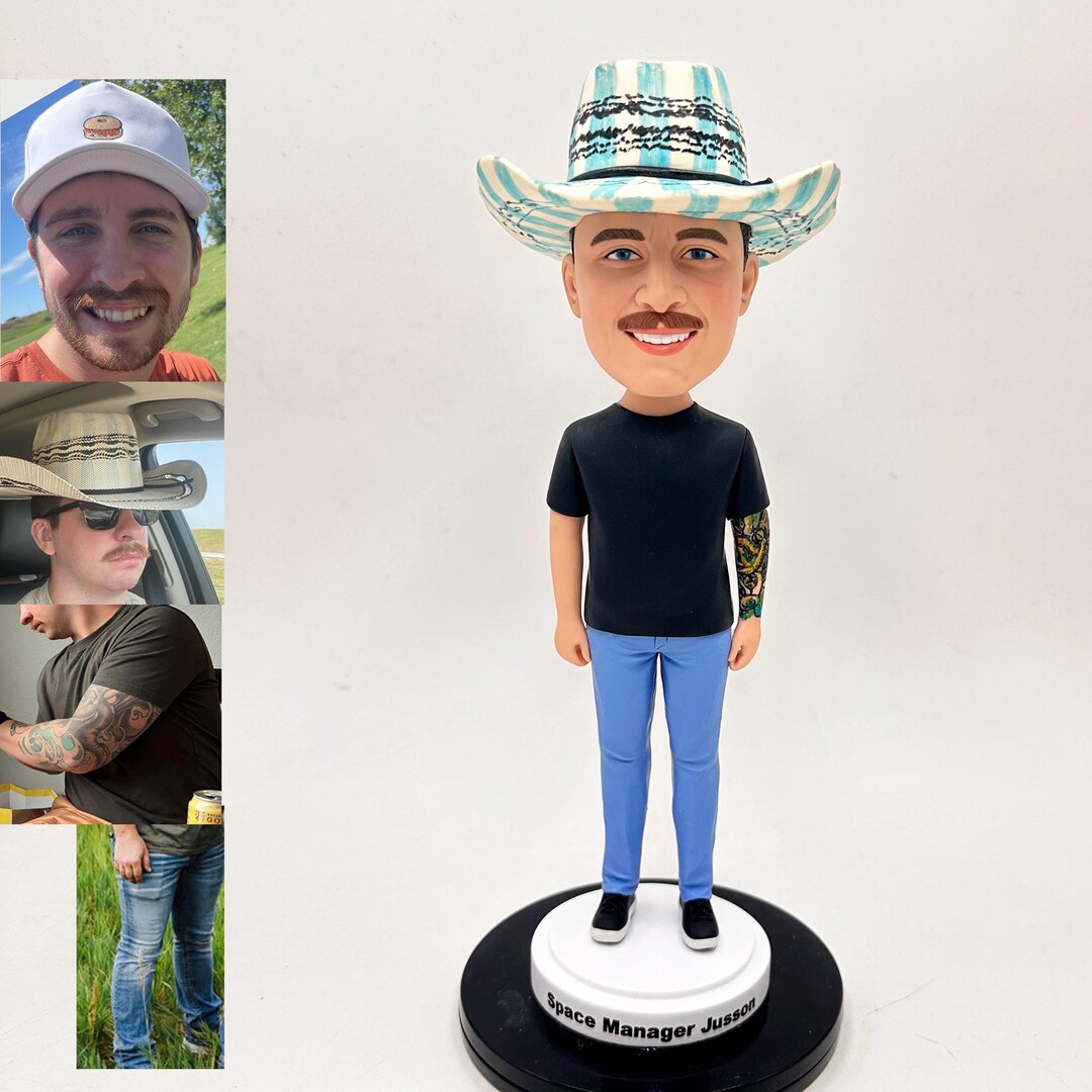 Custom West Cowboy Bobbleheads, Custom Father Bobblehead, Custom Boss ...