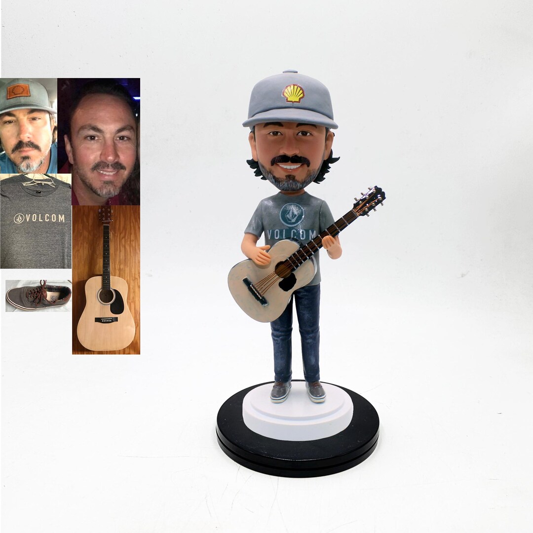 Custom Music Bobblehead, Custom Musician Bobblehead, Custom Guitar ...