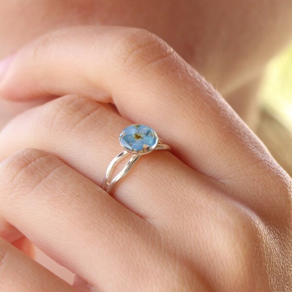 Forget Me Not Ring - Etsy