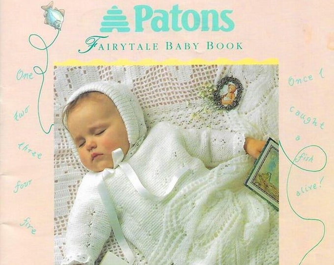 PATONS FAIRYTALE Baby Book 322 Baby Shawls/babywear Knit/crochet Book ...