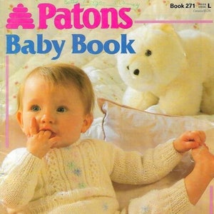 PATONS BABY BOOK Original Vintage Knitting Pattern Book 271 - Etsy