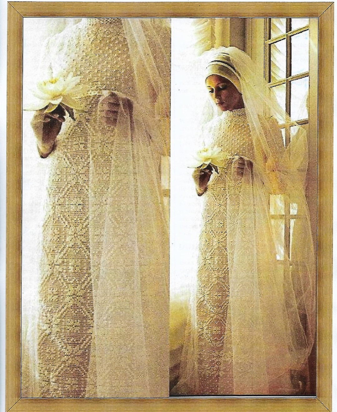 VINTAGE BRIDE Heirloom Lace Wedding Gown/retro Dress/wedding Dress ...