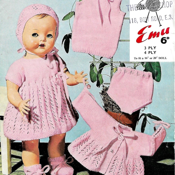 Emu Knitting Pattern - Etsy