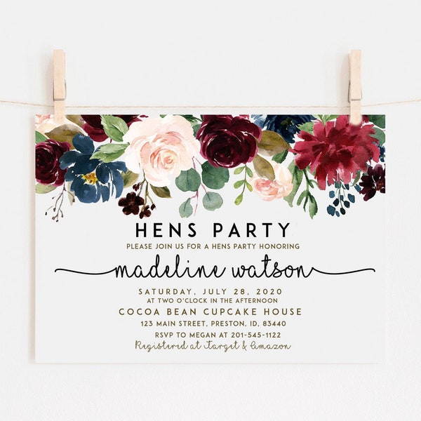 Hen Party Invite - Etsy