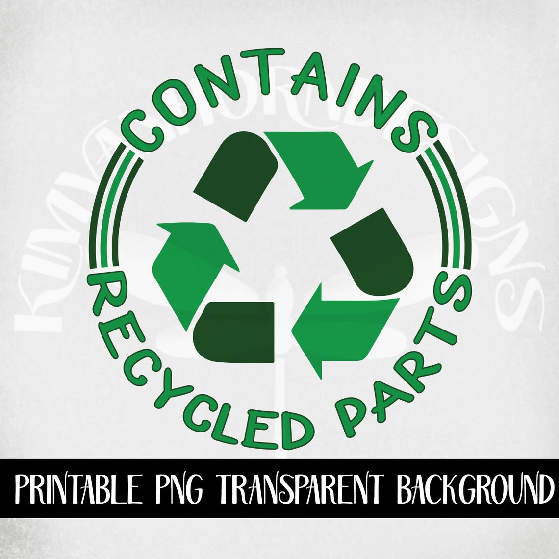 Recycle Svg Contains Recycled Parts Svg and Dxf Cut Files - Etsy