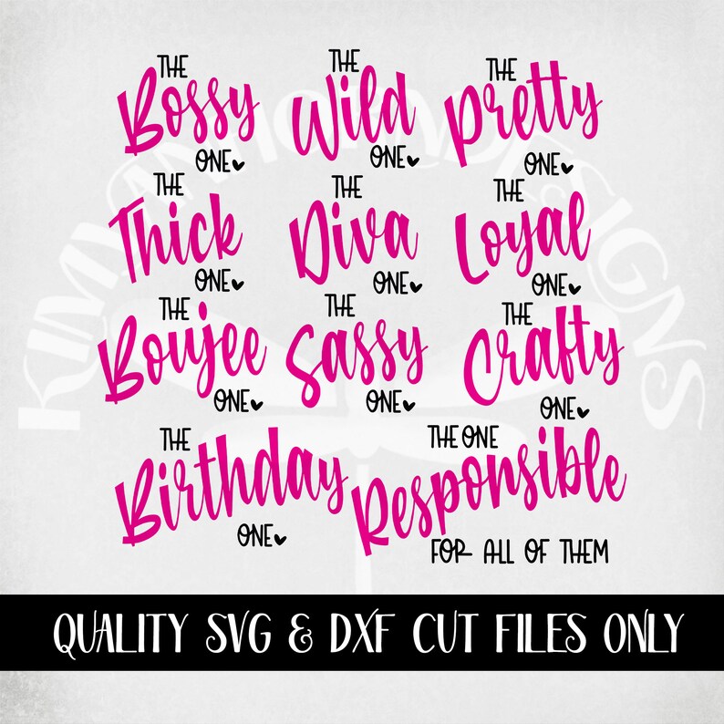 Matching Best Friends Svg and Dxf Cut Files Only, Including the Birthday One and the One ...