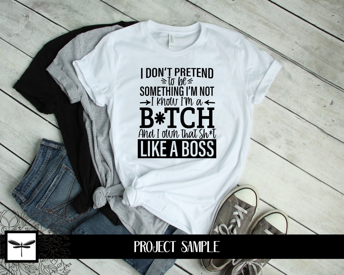 Like A Boss Svg and Dxf Cut Files Adult Humor Svg Funny - Etsy