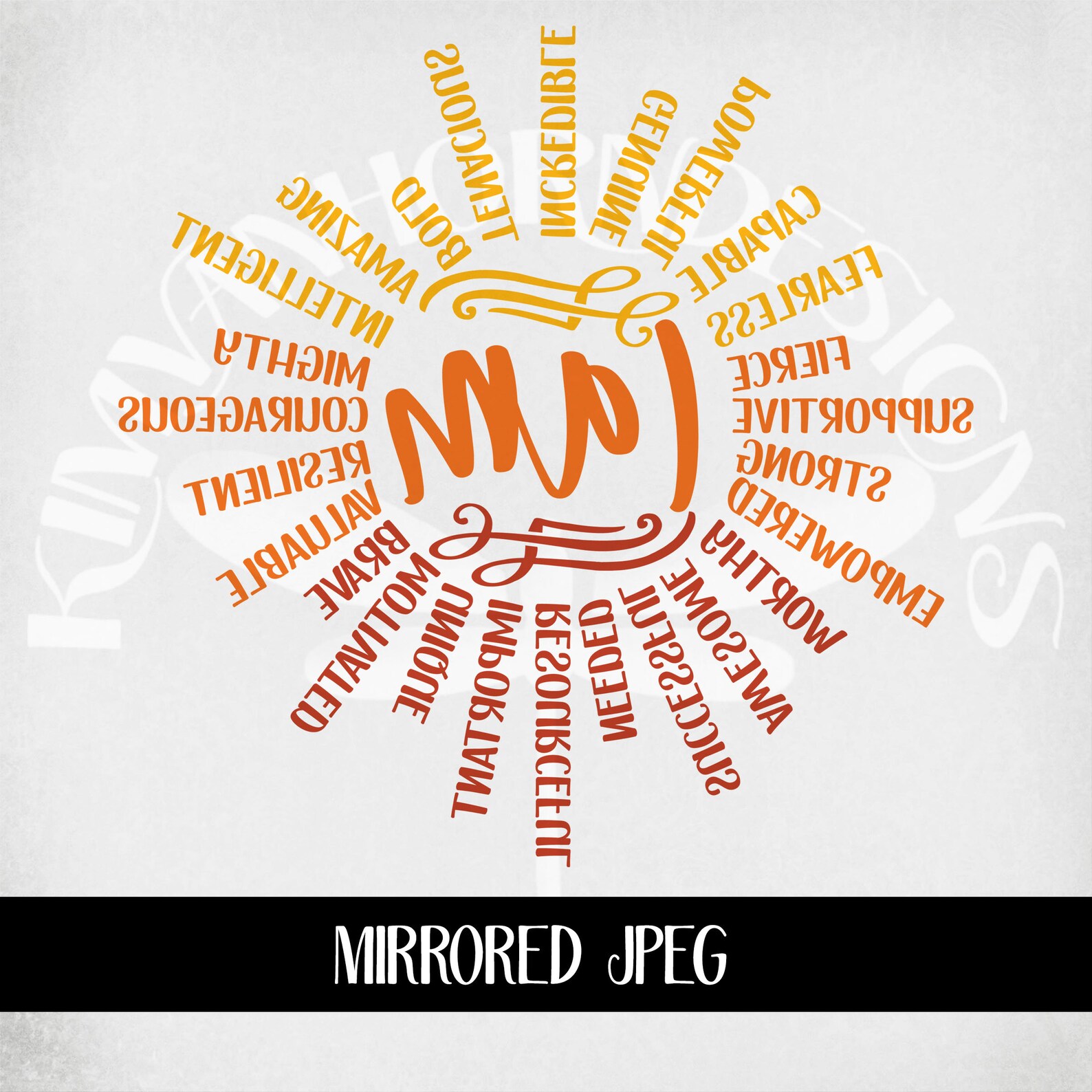 Affirming Words Svg I Am-affirmation Sun Positive Words Svg - Etsy