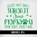Teacher and Dog Mom Svg Cut File for Cricut and Silhouette - Etsy