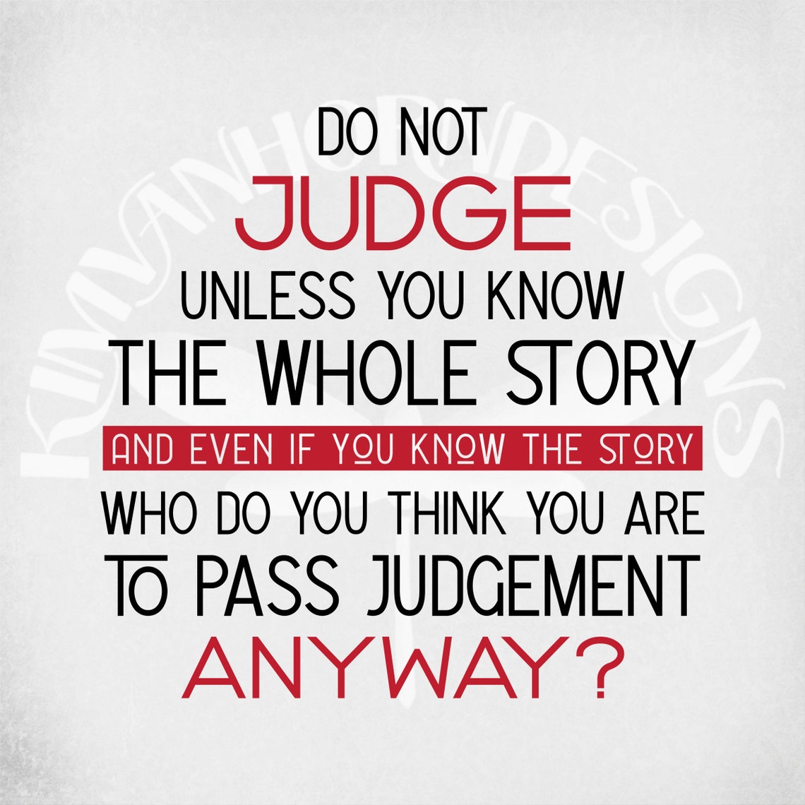 Do Not Judge svg and dxf Cut Files Printable png and Mirrored | Etsy