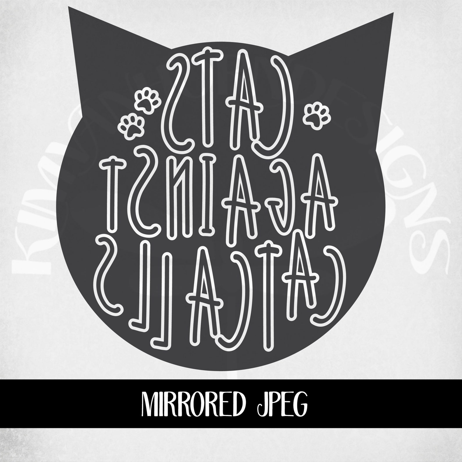 Funny Cat Svg Cats Against Cat Calls Svg & Dxf Cut Files | Etsy