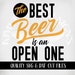 The Best Beer is an Open One Svg and Dxf Cut Files Printable - Etsy