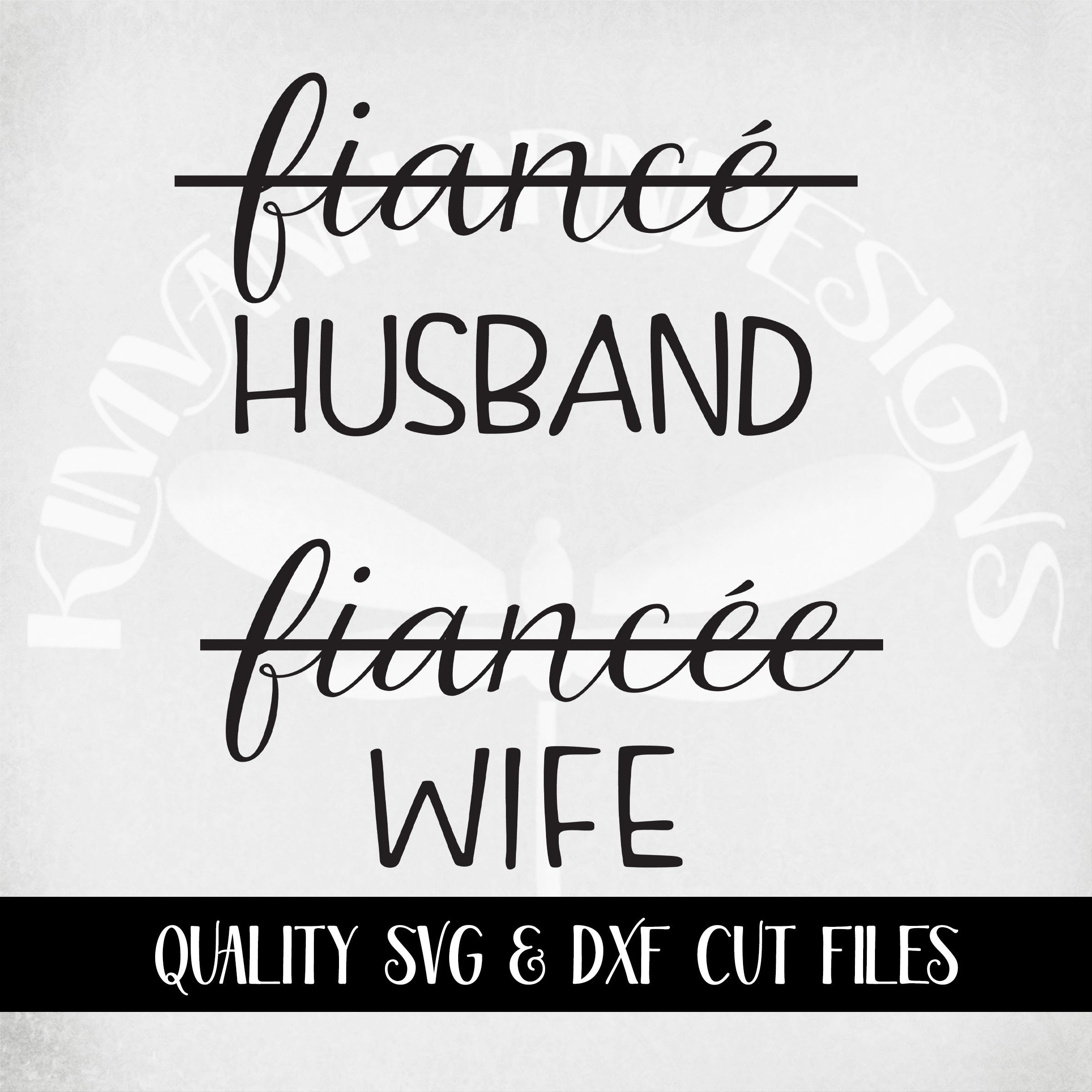 Fiance Svg, Husband, Fiance, Wife, Fiancee, Couples Design, Engagement ...