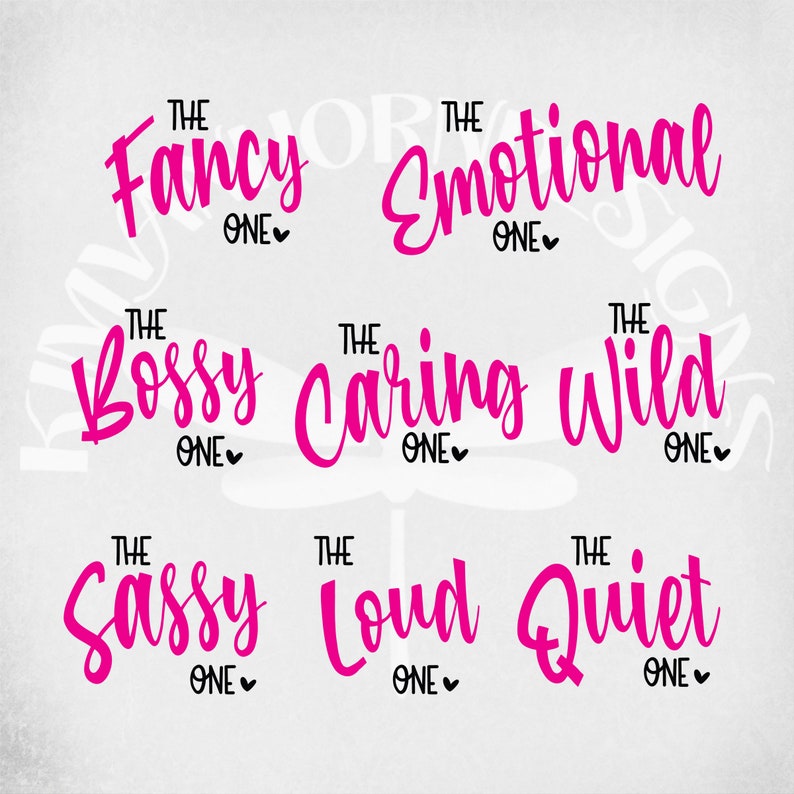 Matching Best Friends Svg and Dxf Cut Files the Bossy Fancy - Etsy