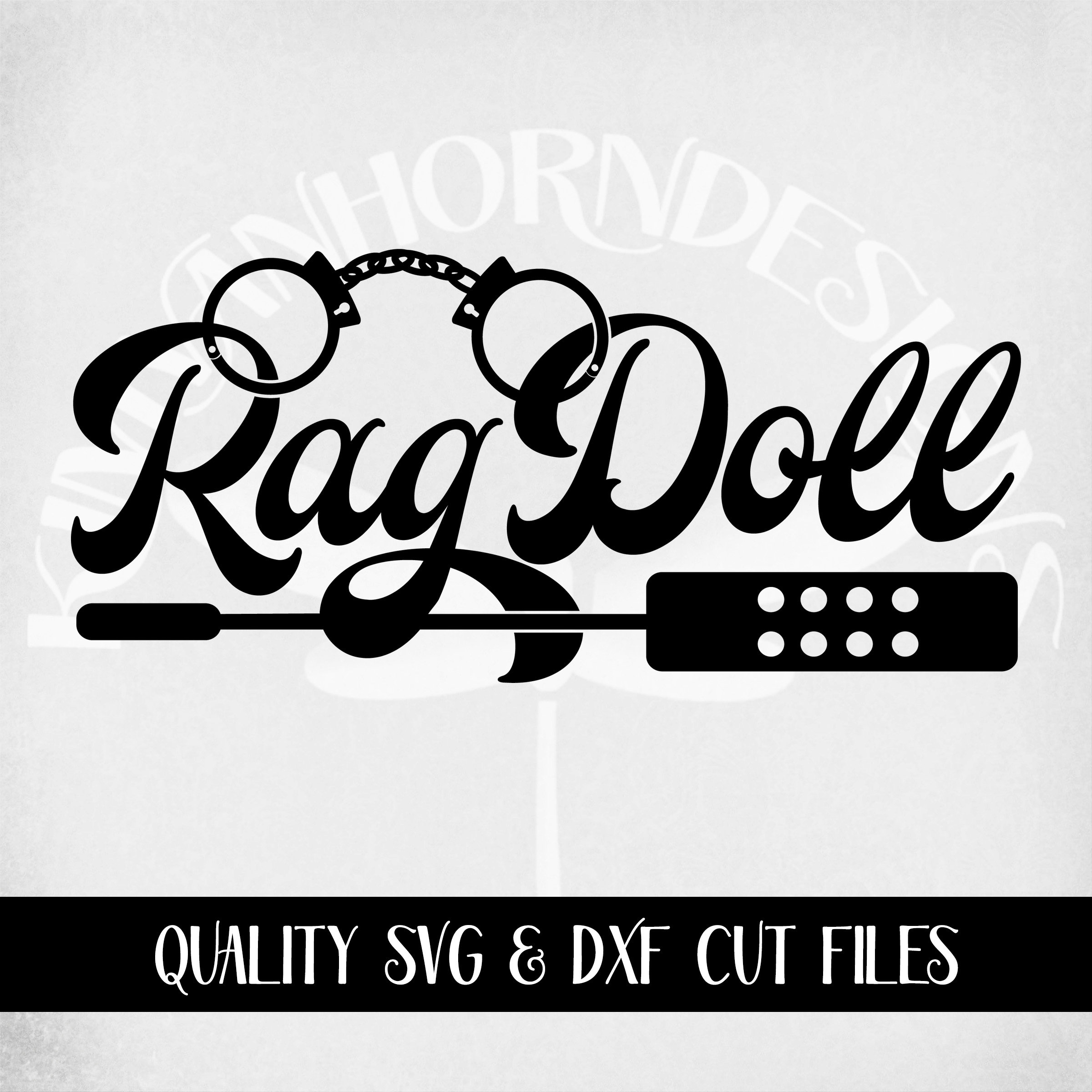 BDSM Svg Rag Doll Svg and Dxf Cut Files. Printable Png and - Etsy