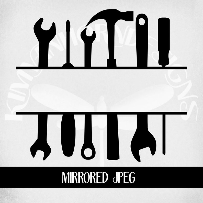 Split Tools Svg Garage Sign Template Cut Files for Cricut & | Etsy