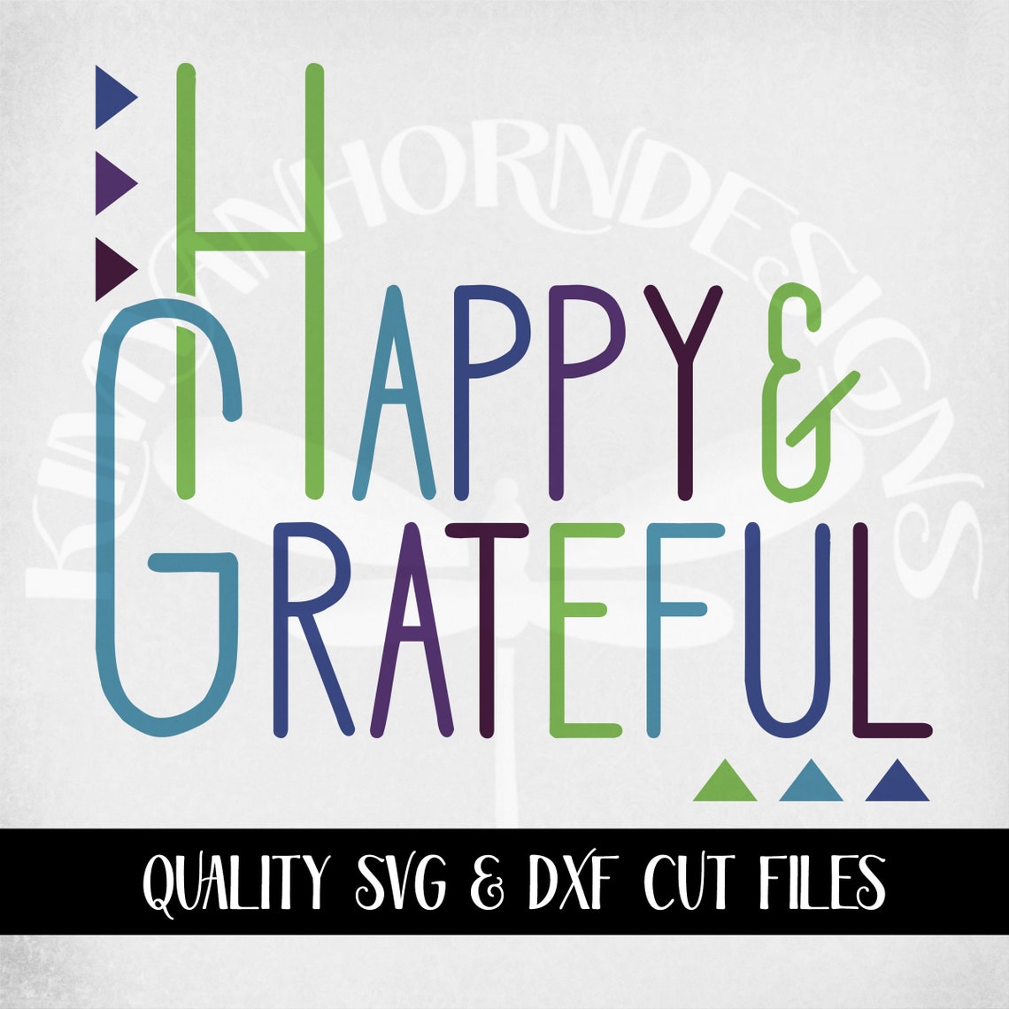 Happy & Grateful Svg Gratitude Svg Affirmation Svg - Etsy