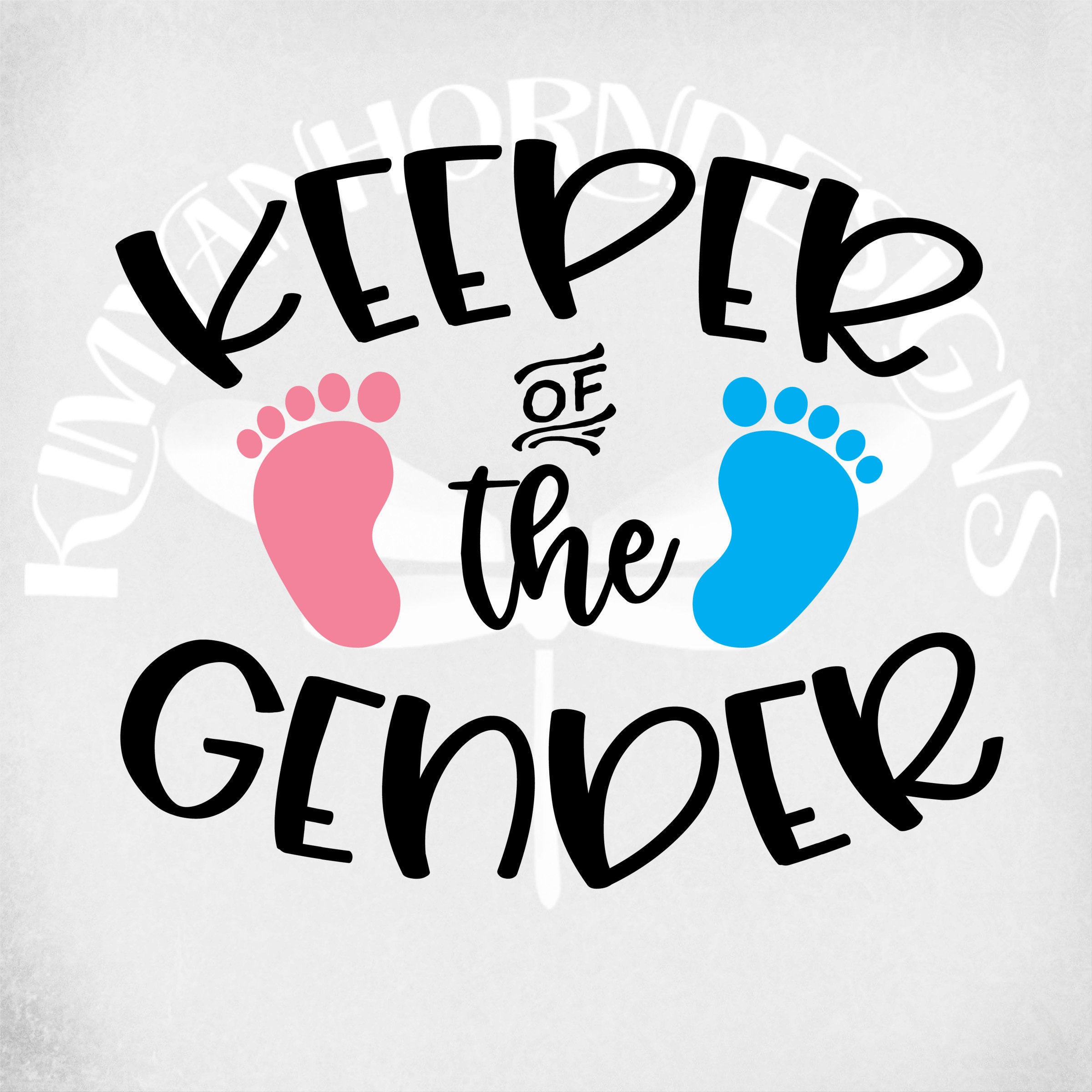 Keeper of the Gender Svg, Gender Reveal, Pregnancy Svg, Dxf, Png and ...