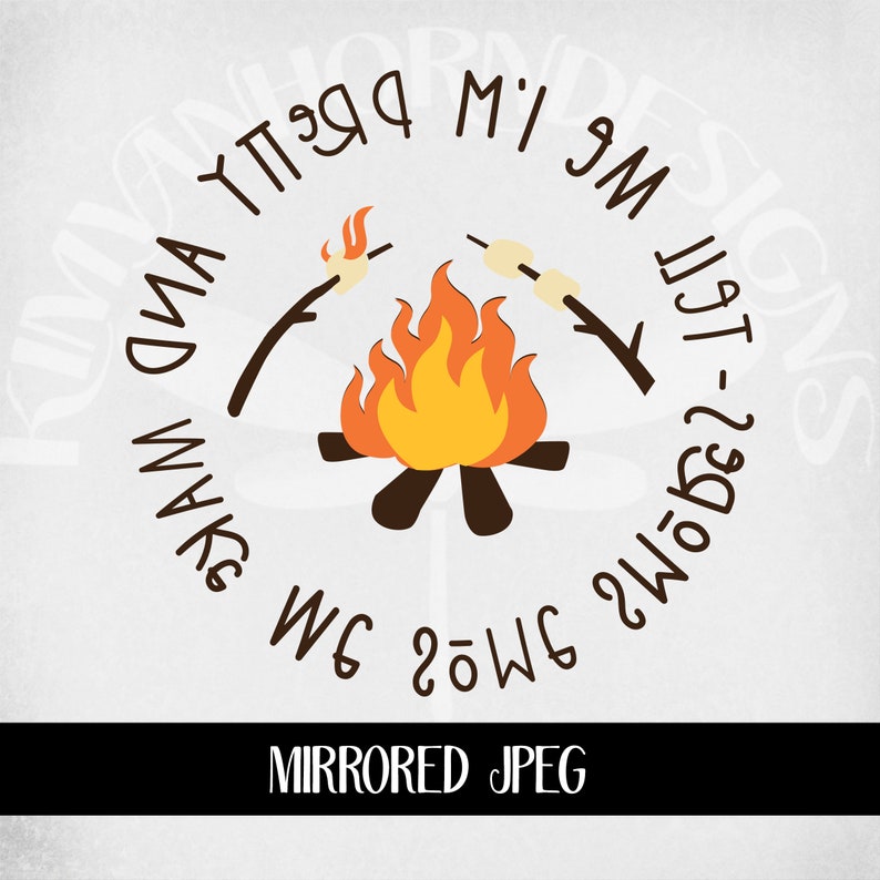 S'mores Svg, Camping Svg, Campfire & Marshmallows/ Cut Files Work With ...