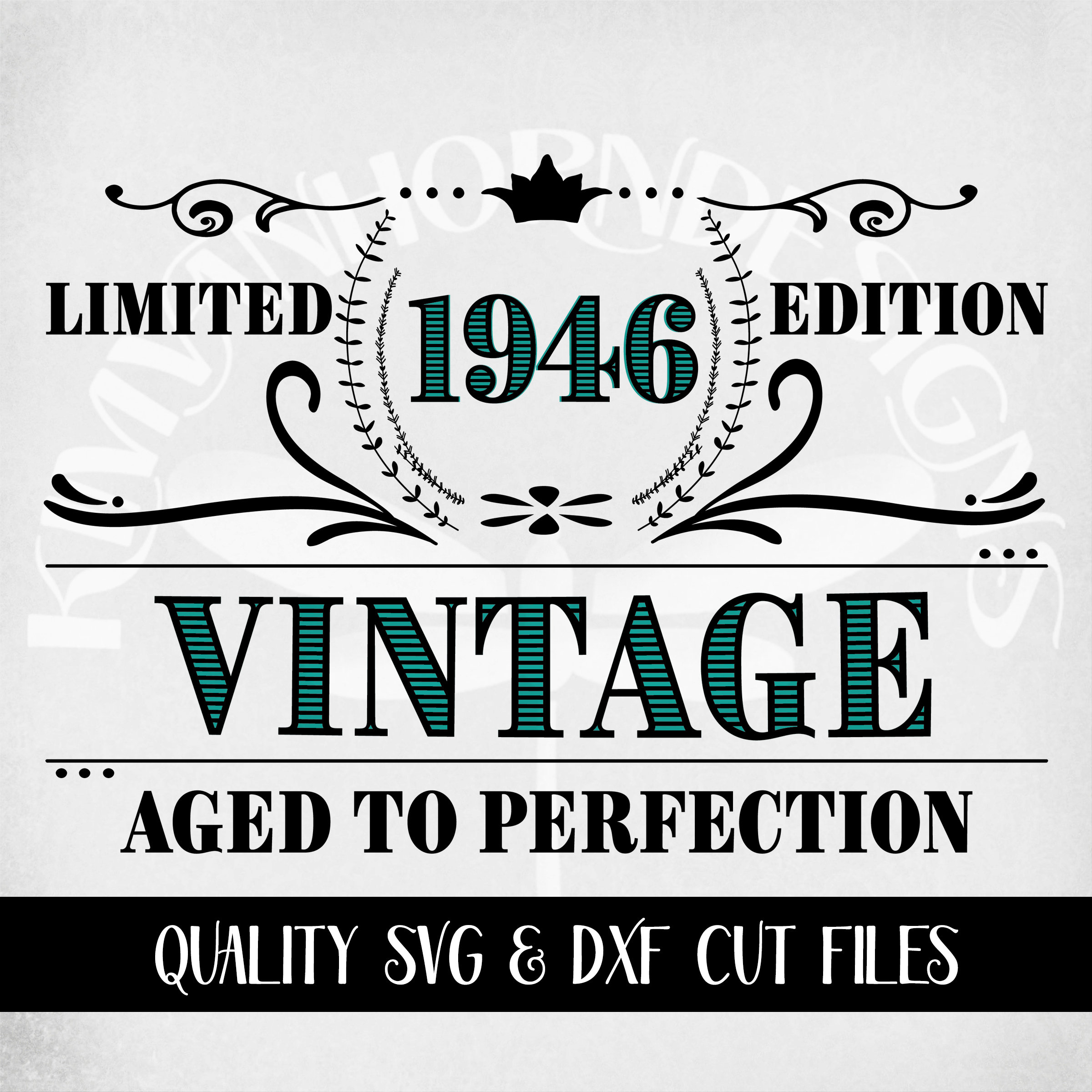 Vintage 1946 Svg Birthday Svg Limited Edition Cut Files - Etsy Canada