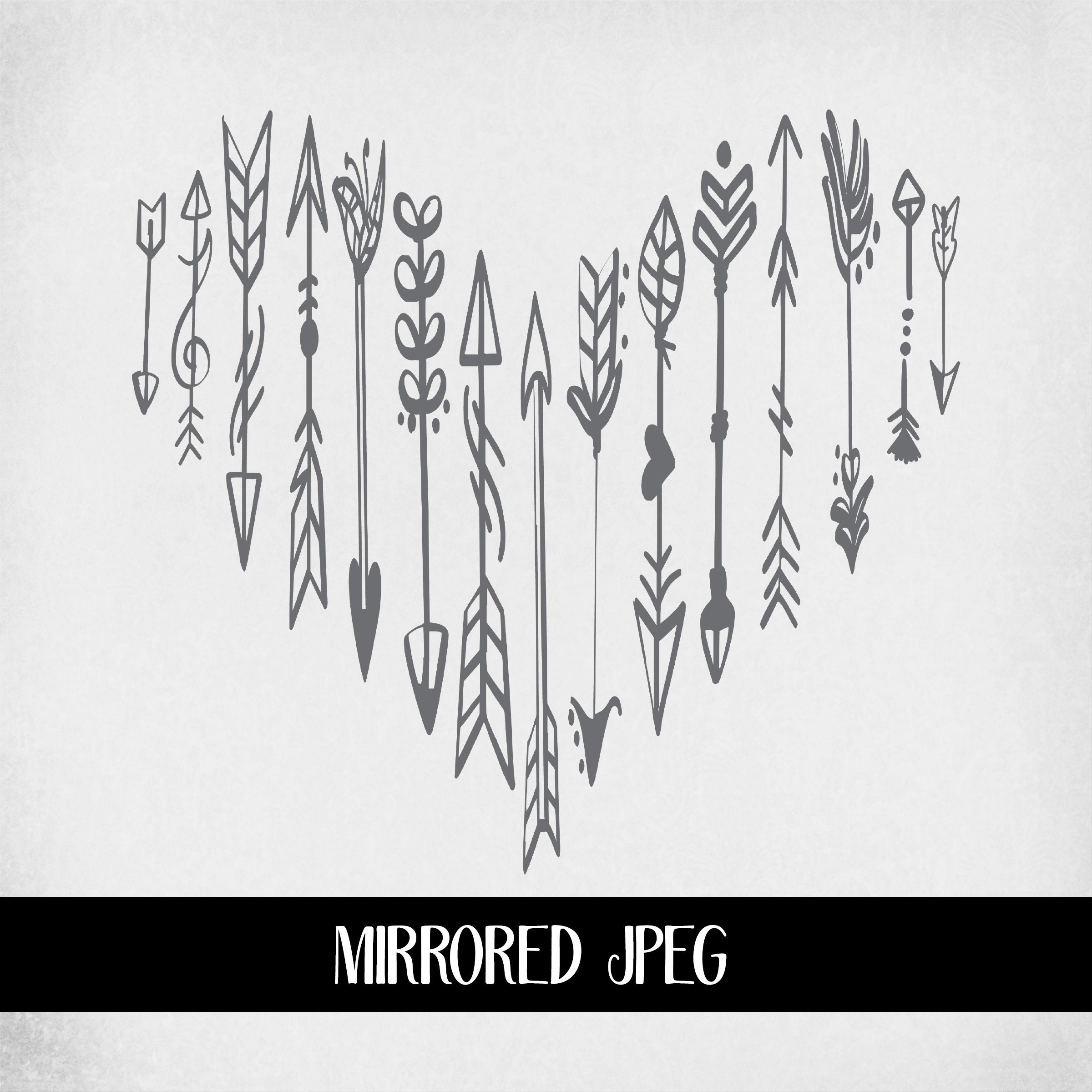 Heart Arrows Svg Love Svg Valentine Svg Cut Files - Etsy