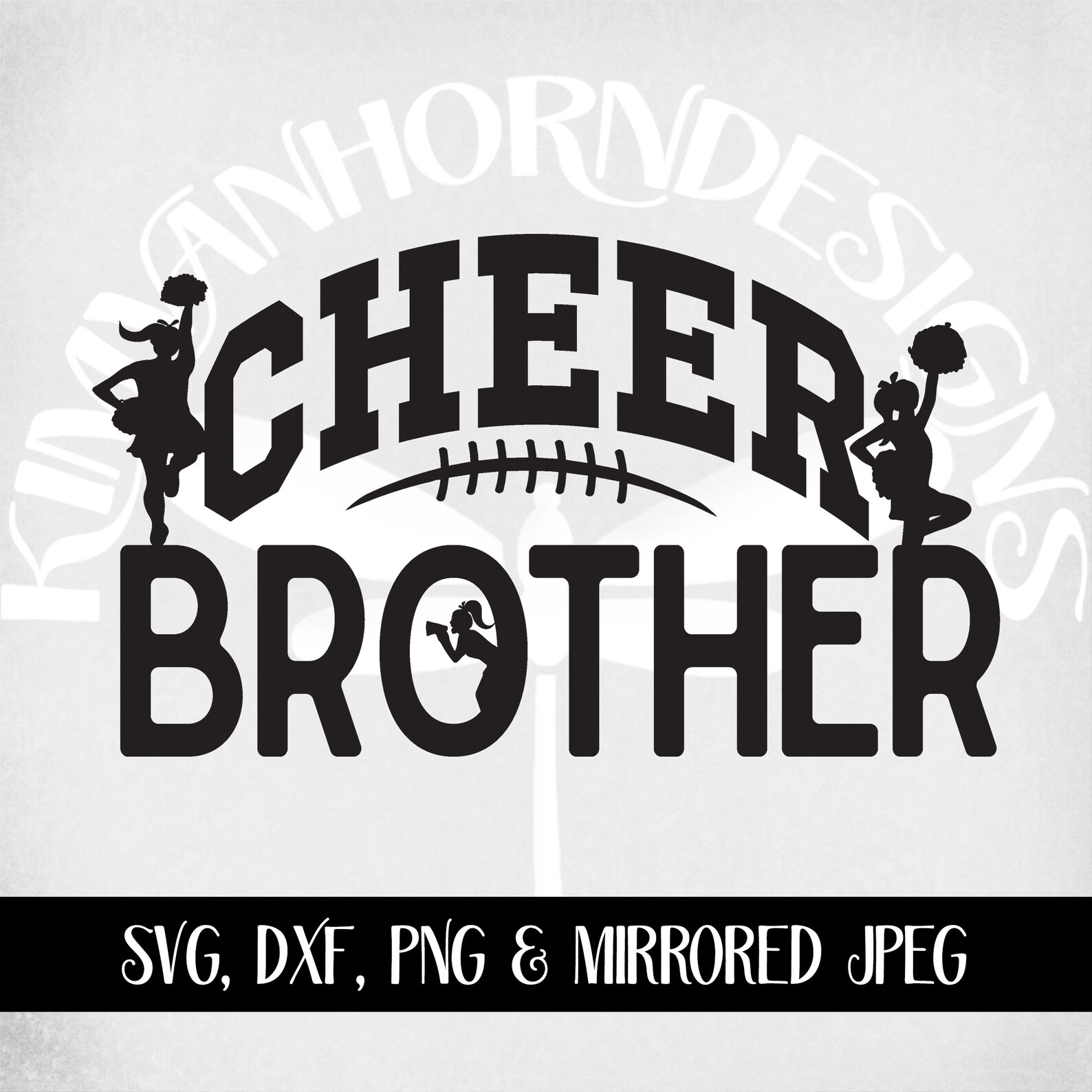 Cheer Brother SVG Cheerleader Silhouette Svg Dxf Png - Etsy