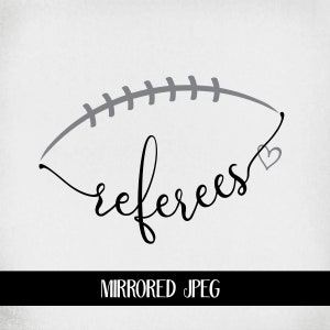 Referees Football Svg, Laces and Heart, Cut Files for Cricut ...