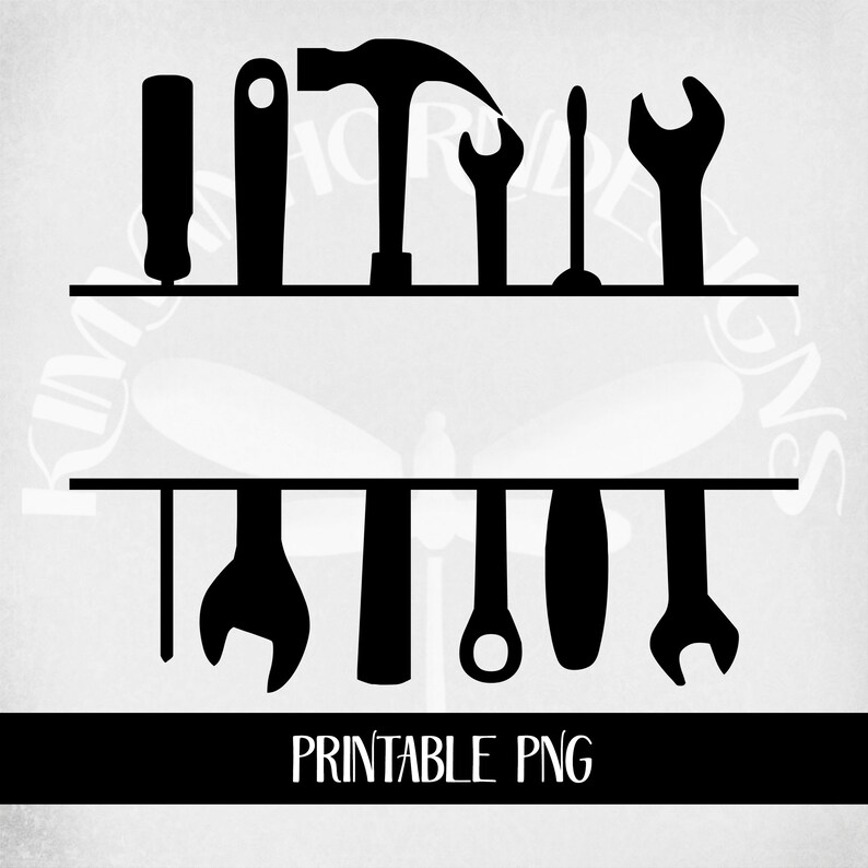 Split Tools Svg Garage Sign Template Cut Files for Cricut & | Etsy