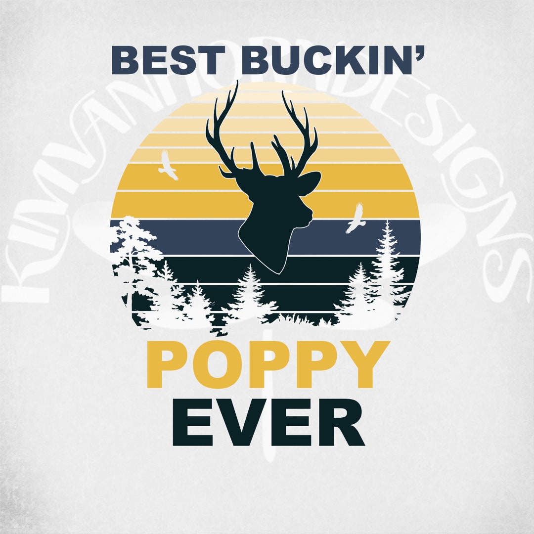 Best Buckin' Poppy Ever Svg, Vintage Sun Svg, Dxf, Printable Png and ...