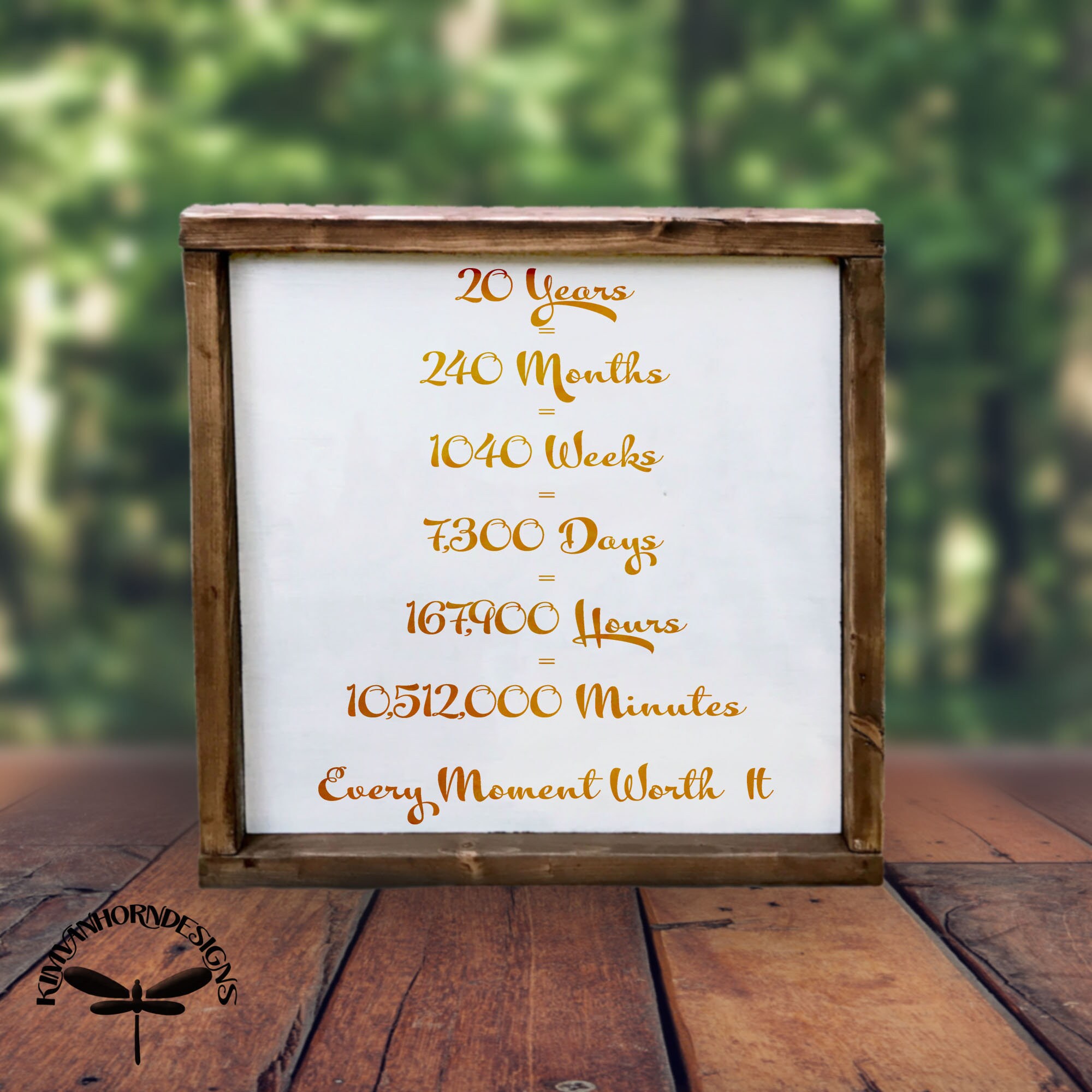 Twenty Year Anniversary Svg Cut Files for Cricut and | Etsy