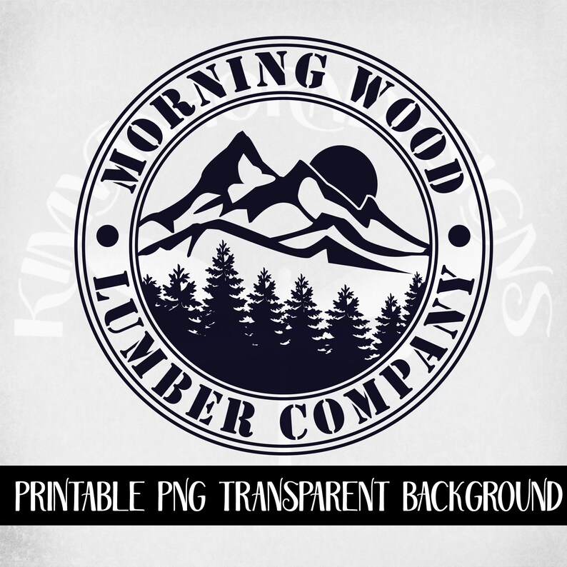 Morning Wood Lumber Company SVG: Adult Humor Cut File (digital Download ...