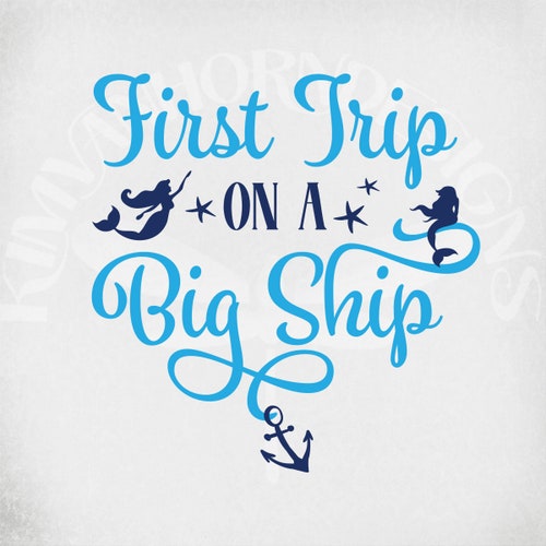 First Cruise Svg With Sharks First Trip on A Big Ship Cut - Etsy