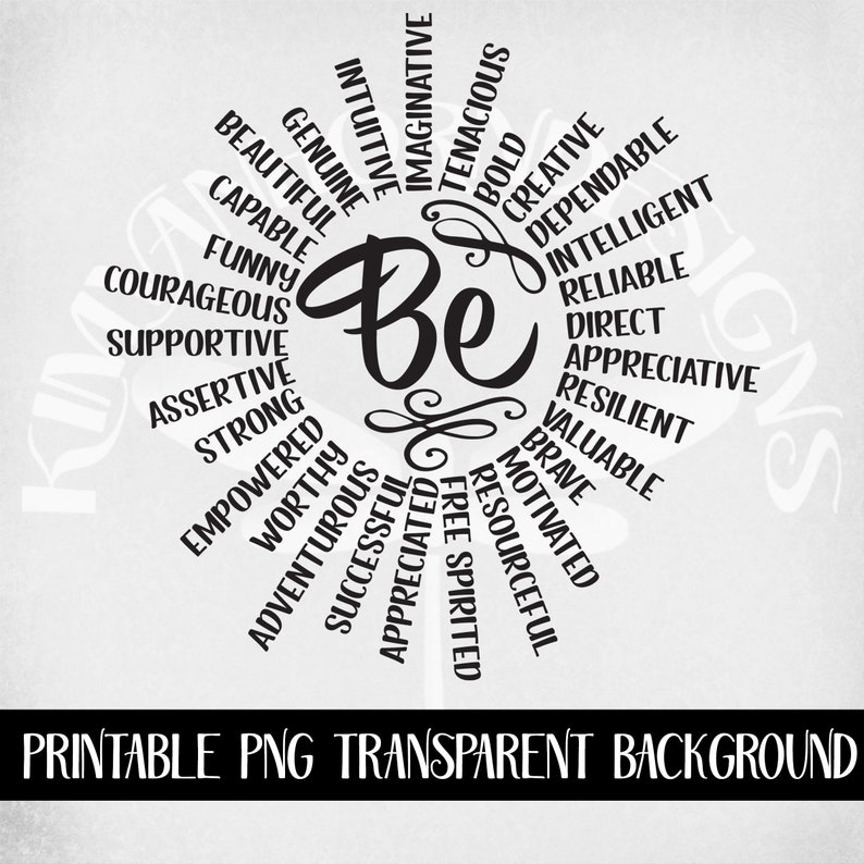 Affirming Words Svg, Be Affirmation Sun, Positive Words Svg, Motivating ...