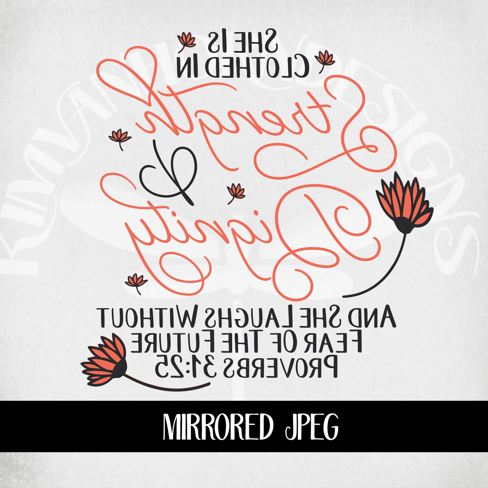 She Is Clothed In Strength And Dignity Svg Proverbs 31 25 Etsy