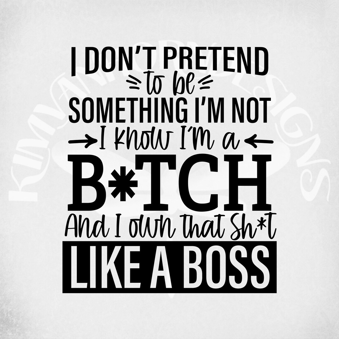 Like A Boss Svg and Dxf Cut Files, Adult Humor Svg, Funny Adult Svg ...