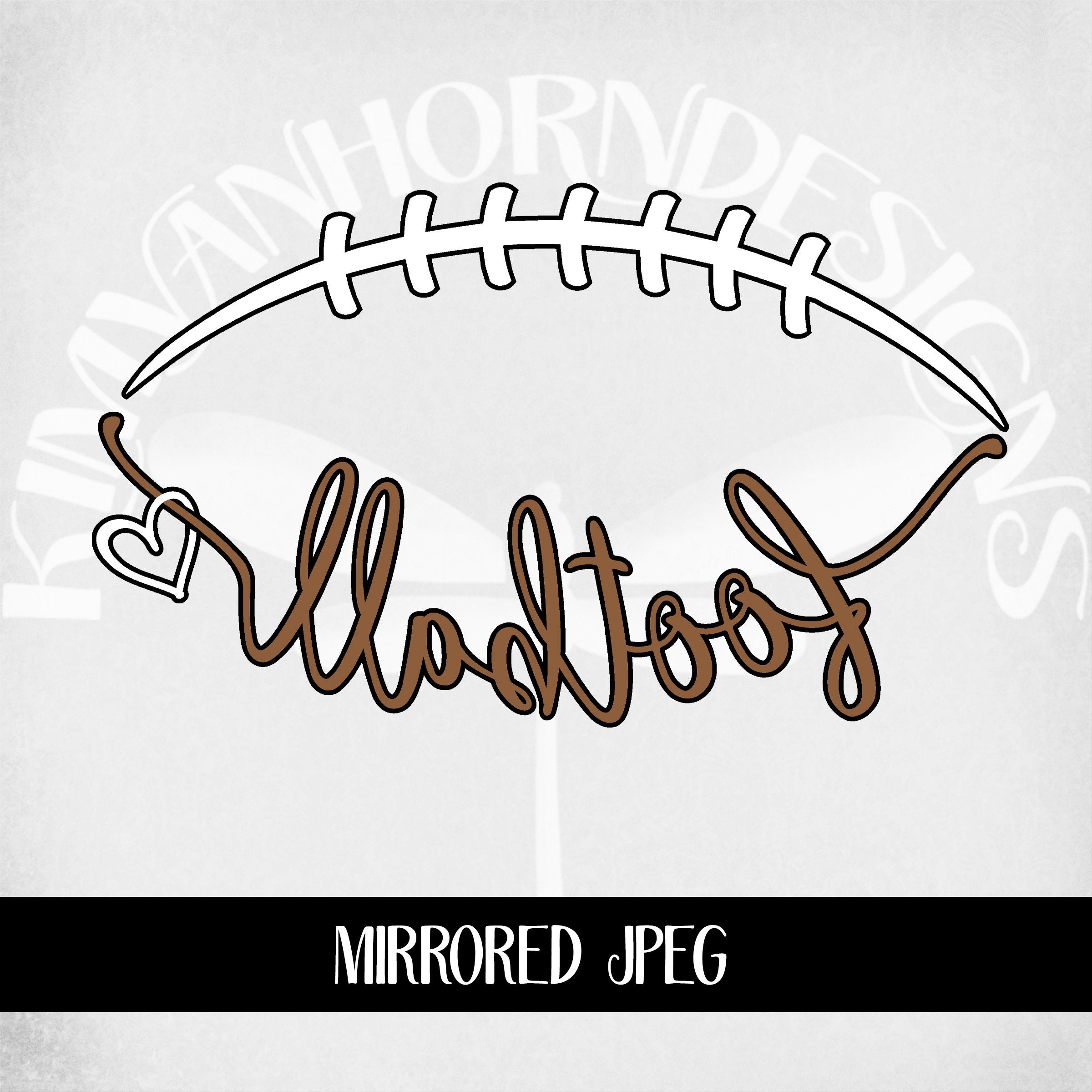 Football Svg, Football Laces Svg, Football Heart Svg, Dxf, Png and ...