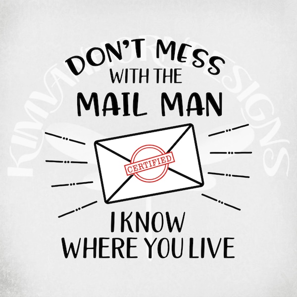 Mail Man Svg - Etsy