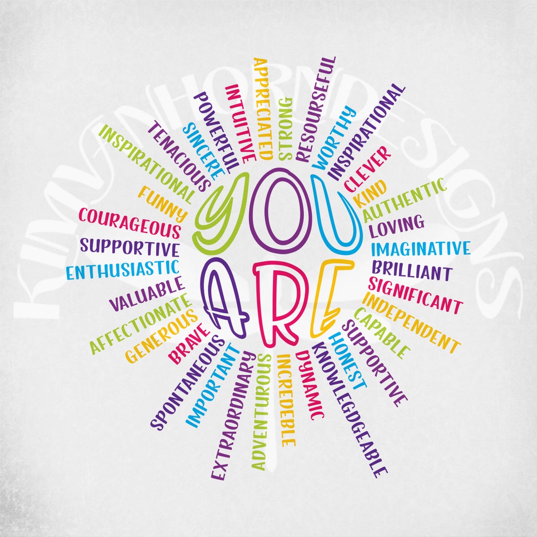 Affirmation Sun in Bright Summer Colors, 5 Layer Svg and Dxf Cut Files ...