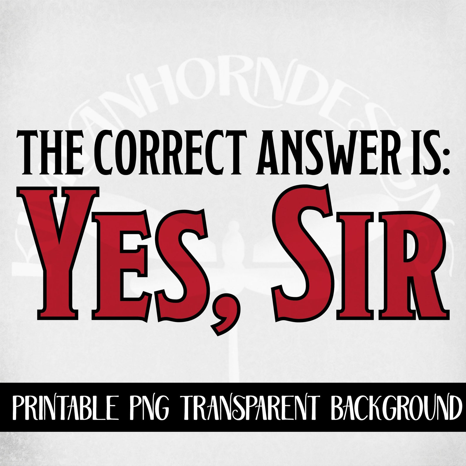 Funny Svg, the Correct Answer is Yes Ma'am Svg and Dxf Cut Files ...