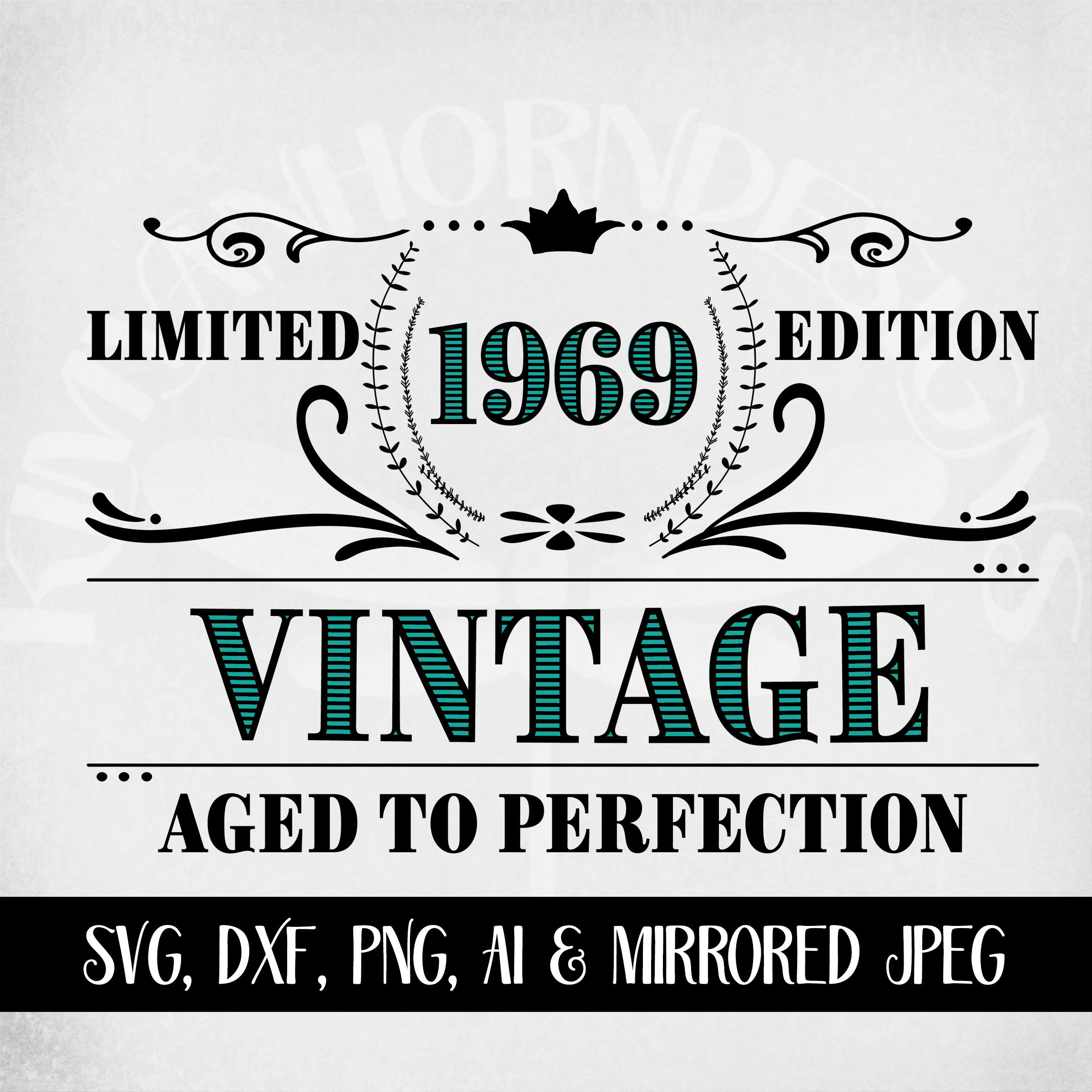 Vintage 1969 Svg 50th Birthday Svg Limited Edition Cut - Etsy Canada