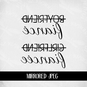 Fiance Svg, Boyfriend, Fiance, Girlfriend, Fiancee, Couples Design ...