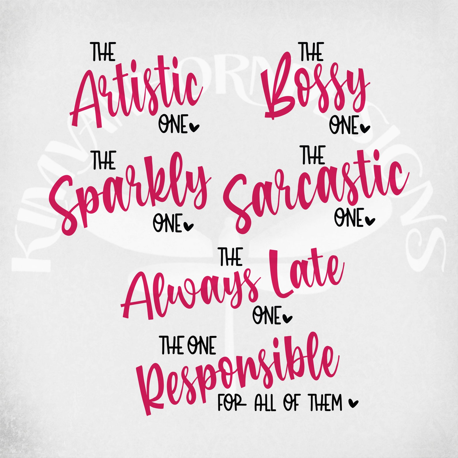 Matching Best Friends Svg and Dxf Cut Files the Artistic - Etsy