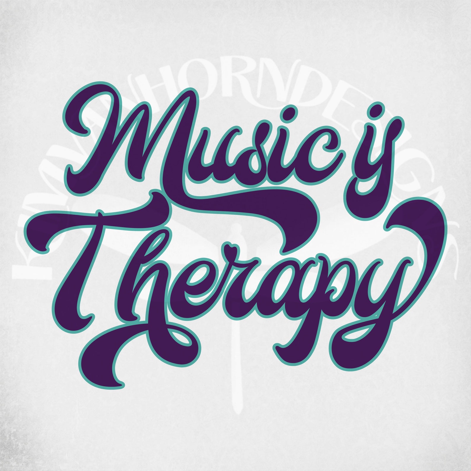 Music is Therapy Svg and Dxf Cut Files Printable Png and - Etsy