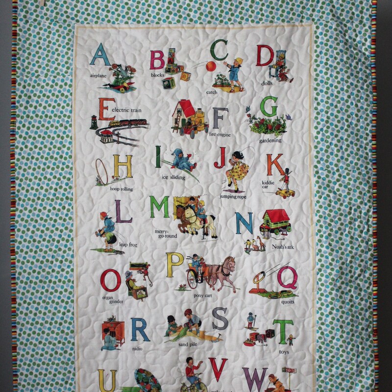 Alphabet Quilt - Etsy