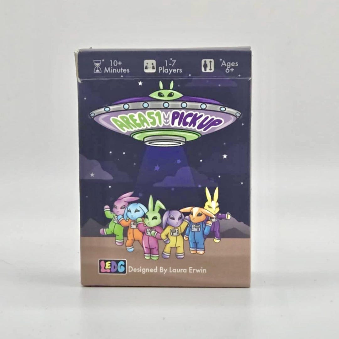 Area 51 Pick Card Game - Etsy